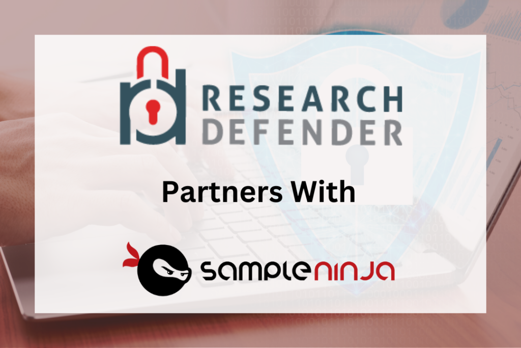 Research Defender partner with SampleNinja - Sample Ninja